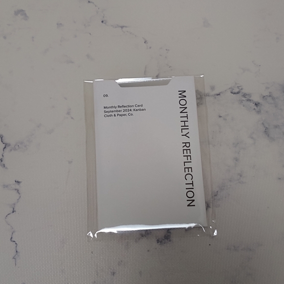 Cloth & Paper | Office | Cloth And Paper Monthly Reflection Card ...